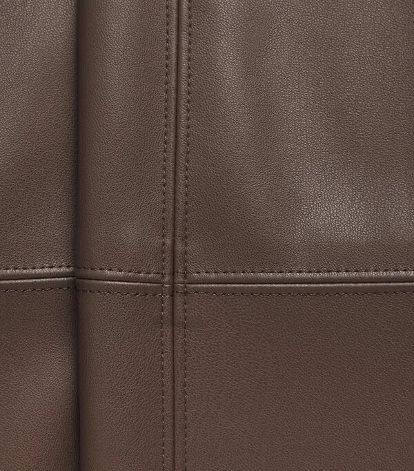 Max Mara Faux Leather Trousers