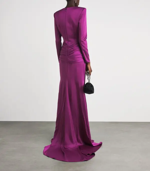 Alex Perry Satin Crêpe Gown