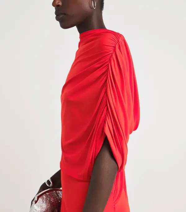 Alex Perry Jersey Draped Gown