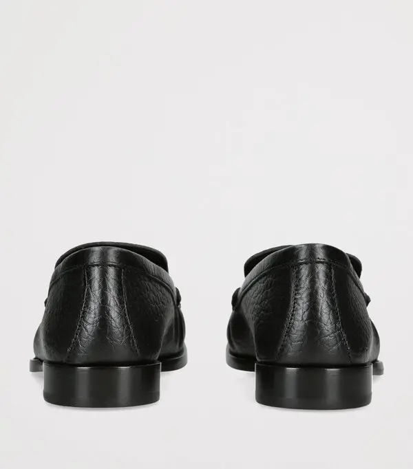 Dries Van Noten Leather Penny Loafers