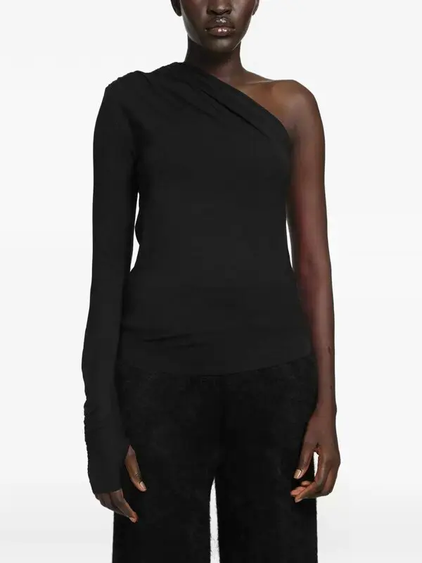 THOM KROM One-shoulder Thumb-slot Top