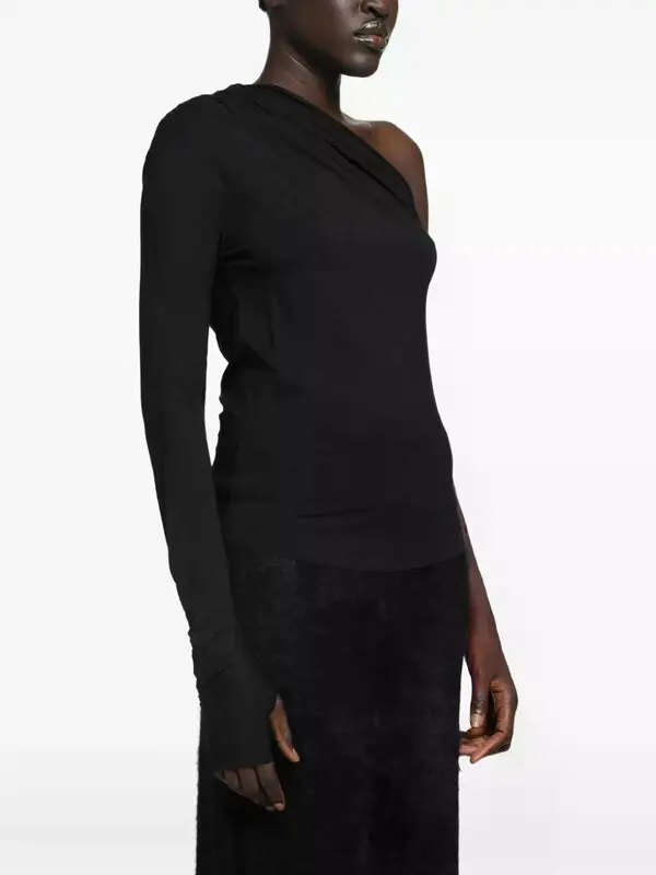 THOM KROM One-shoulder Thumb-slot Top