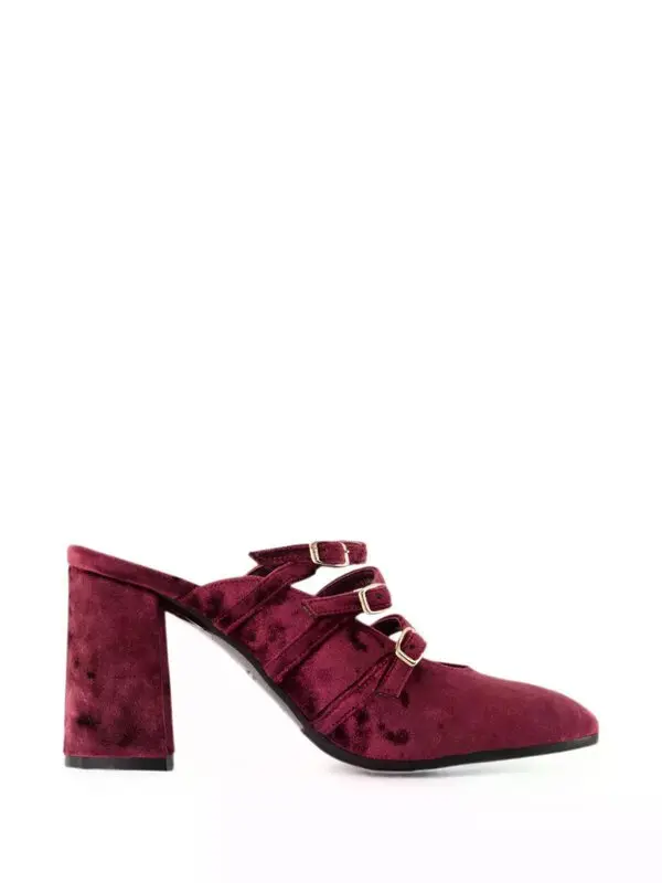 CAREL Fatale Velvet Pumps - Red