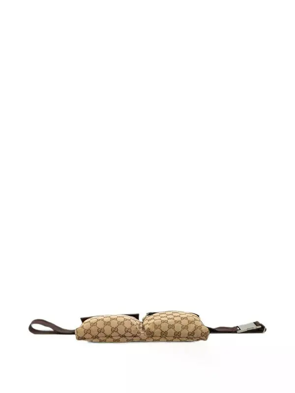 Gucci 2000-2015 Gg Canvas Double Pocket Belt Bag
