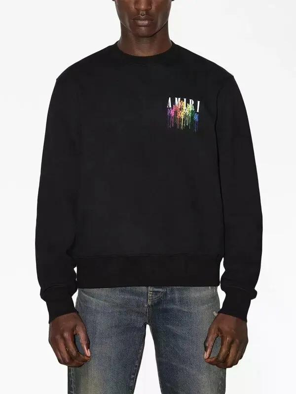 Amiri Drip Logo-print Sweatshirt