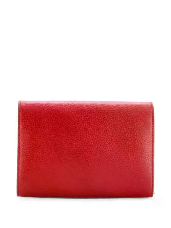 Gucci Dionysus Chain Wallet Leather With Embellished Detail Small Crossbody Bag - Red