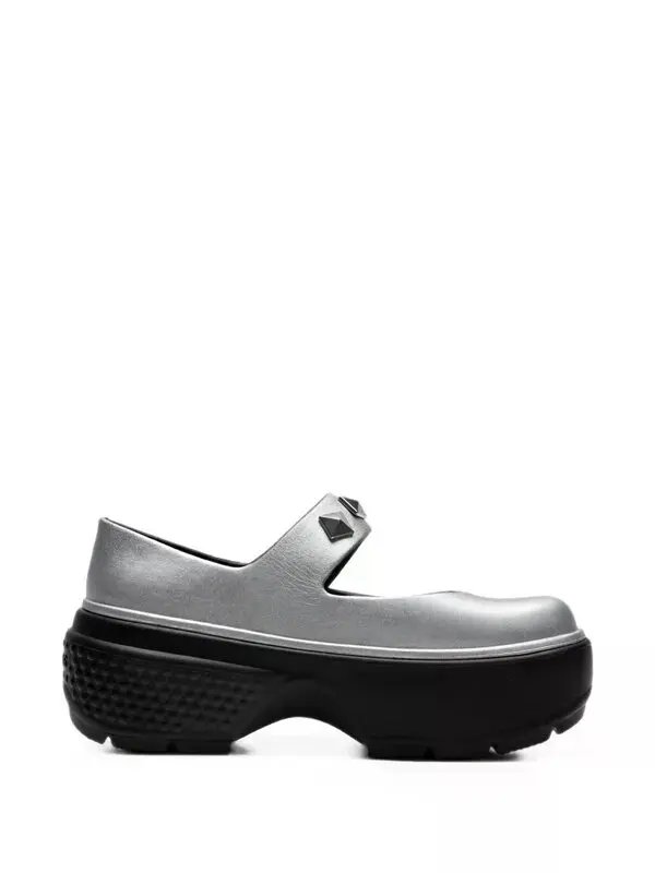 CROCS Studded Platform Loafers