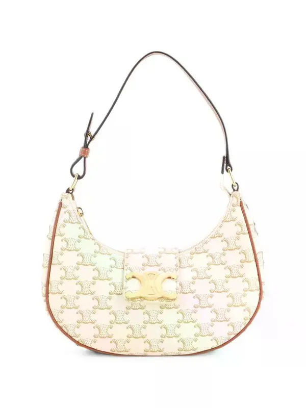 Celine Ava Triomphe Bag Triomphe Coated Canvas Shoulder Bag