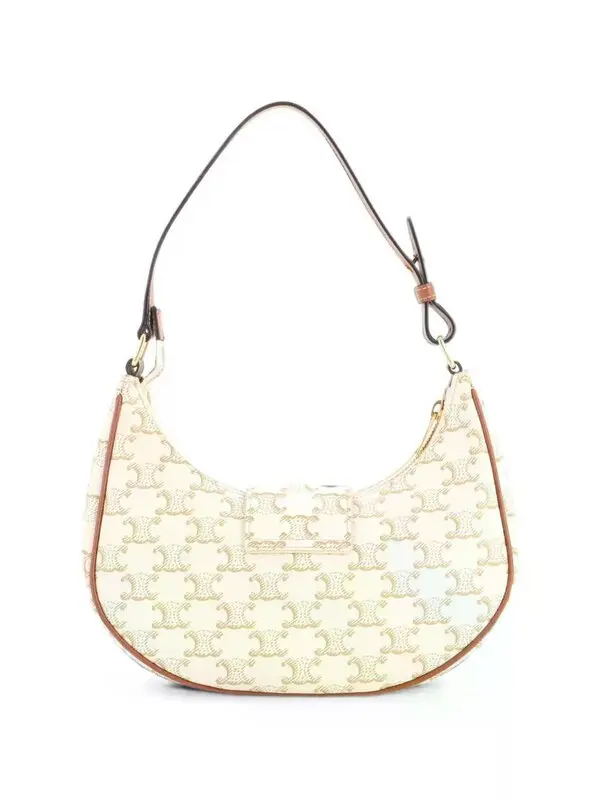 Celine Ava Triomphe Bag Triomphe Coated Canvas Shoulder Bag