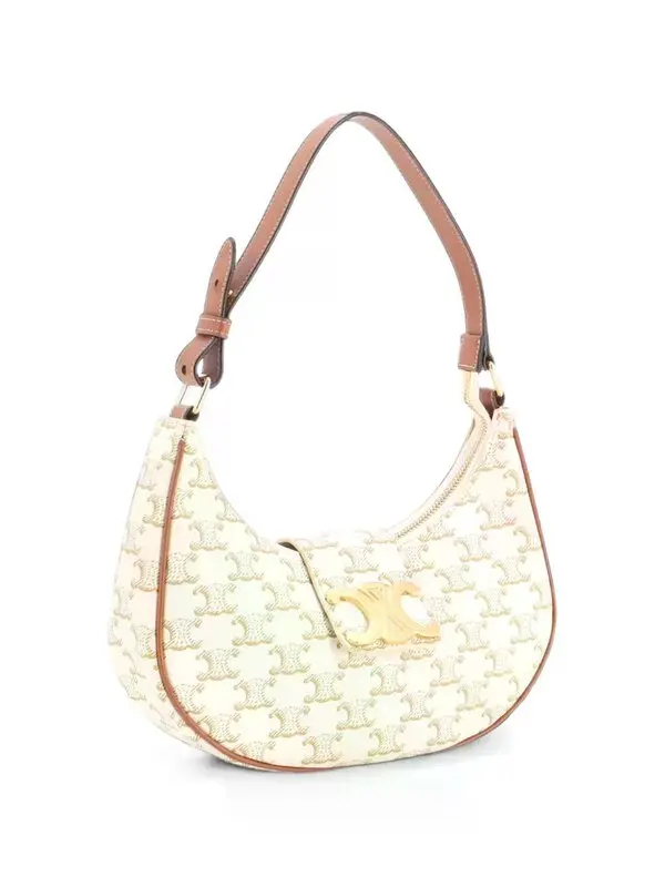 Celine Ava Triomphe Bag Triomphe Coated Canvas Shoulder Bag