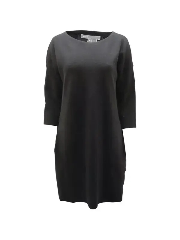 Vince Pleated Yoke Sweater Dress