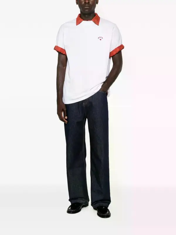 ARTE ANTWERP Logo-embroidered T-shirt