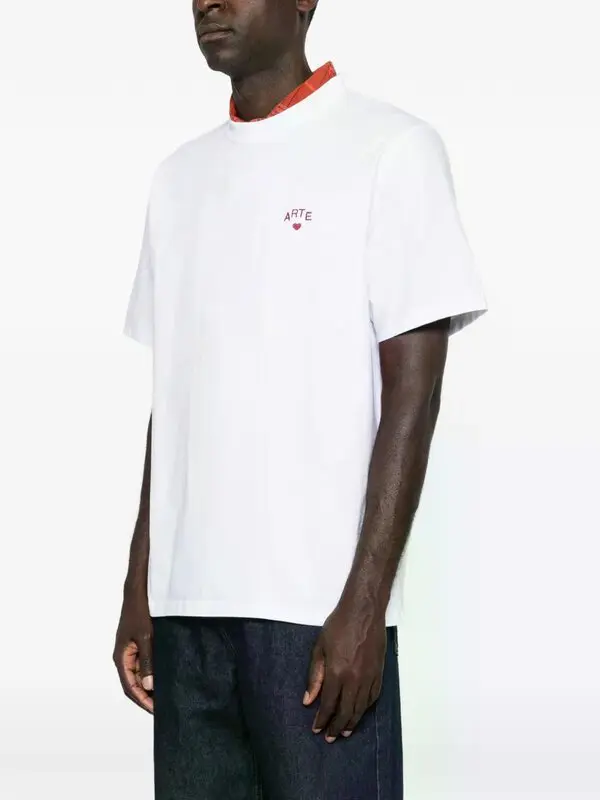 ARTE ANTWERP Logo-embroidered T-shirt