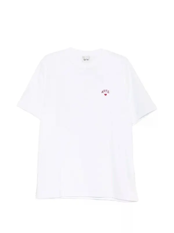 ARTE ANTWERP Logo-embroidered T-shirt