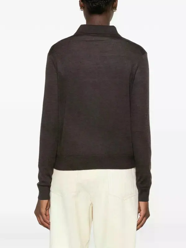 THE ROW Pauli Polo-collar Knit
