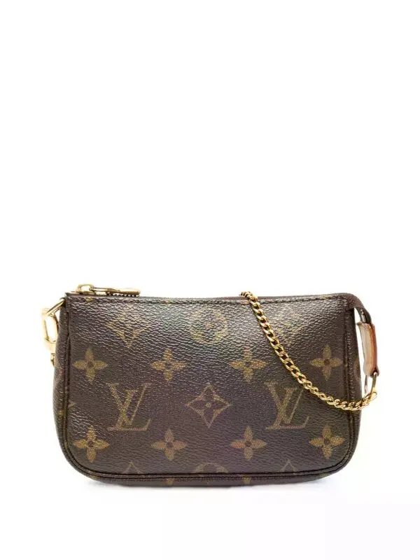 LOUIS VUITTON 2005 Monogram Mini Pochette Accessoires Handbag