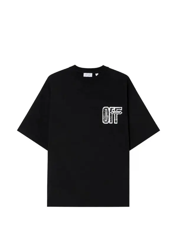 Off-White Motion Arrow Skate Short-sleeve T-shirt - Black