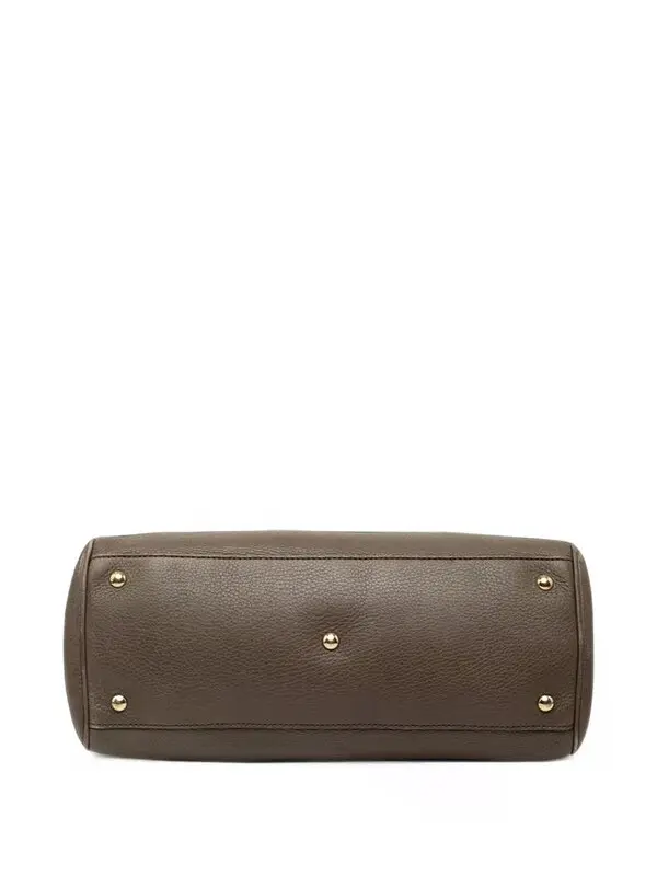 Gucci 2016-2026 Medium Calfskin Bamboo Shopper Satchel