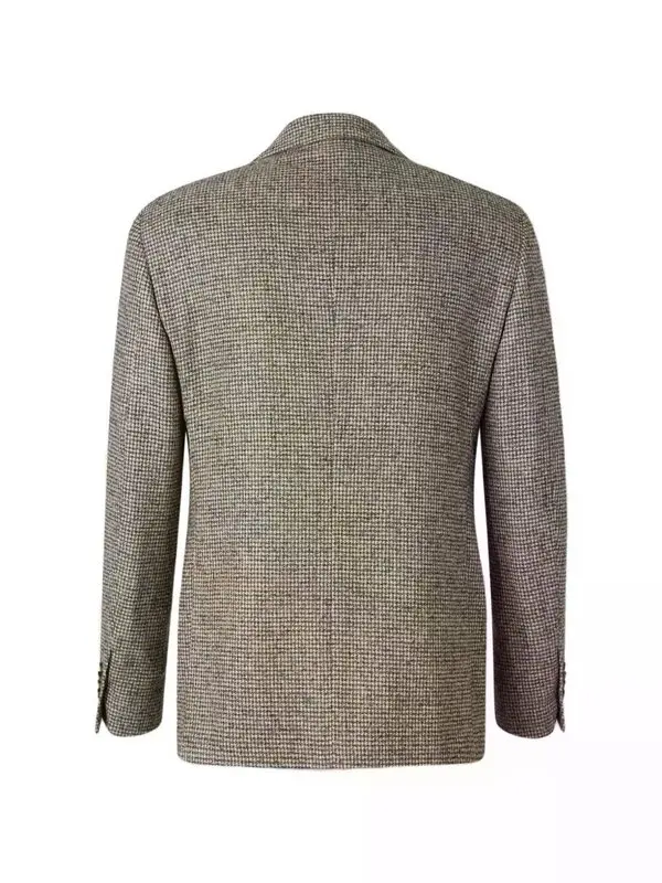 LARDINI Houndstooth Single-breasted Blazer