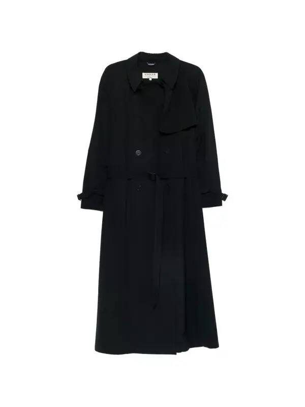 A.N.G.E.L.O. VINTAGE CULT 1990s Double-breasted Belted Trench Coat - Blue