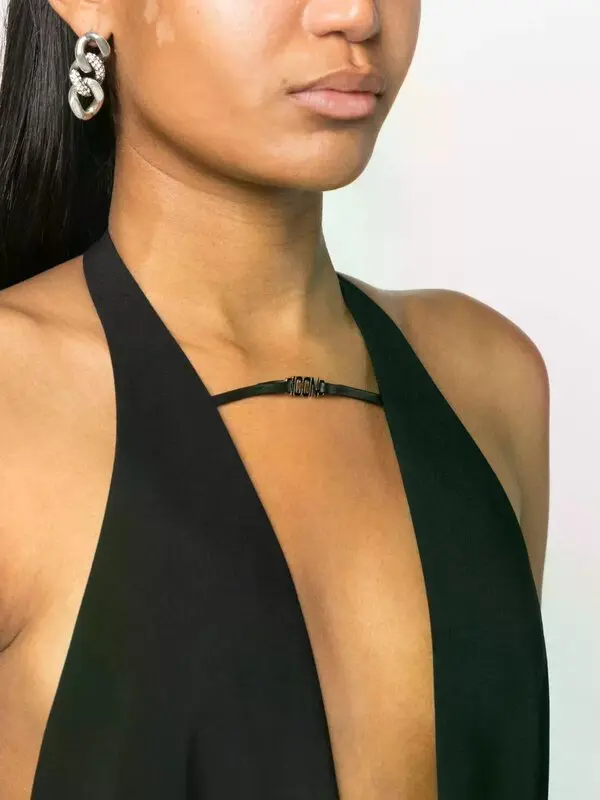 Dsquared2 Halterneck Open-back Minidress