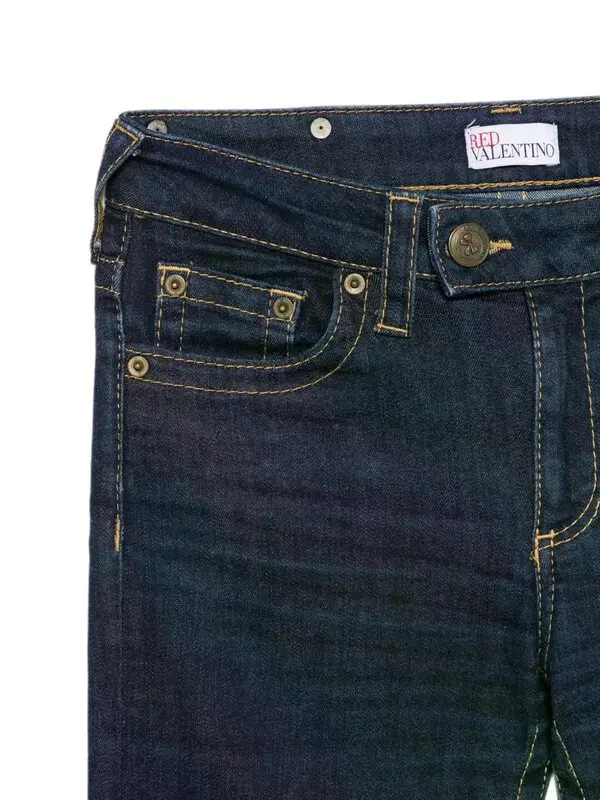 Valentino Garavani 2000s Logo-pattern Jeans