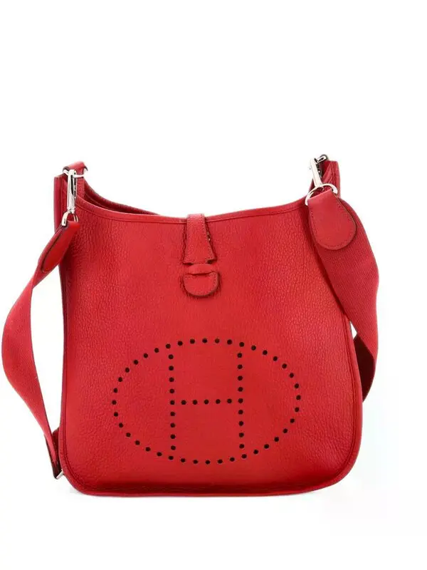 Hermès Evelyn Iii Clemence Pm Bag - Red