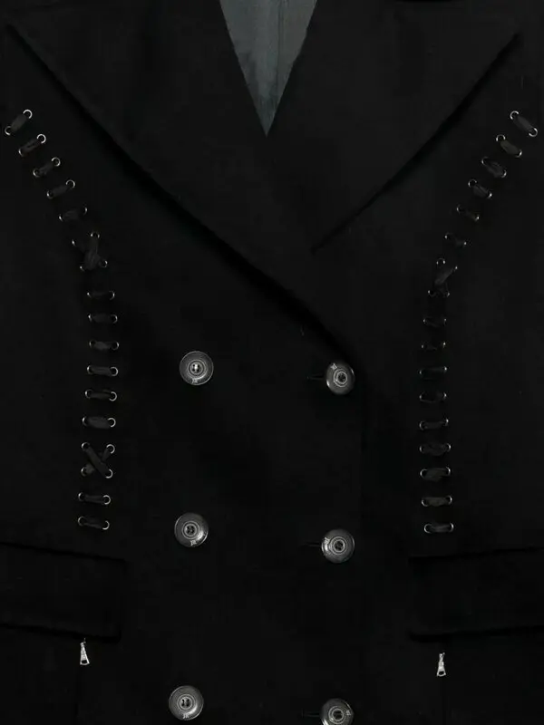 John Richmond Roberto Cavalli Vintage 2000s Double-breasted Coat