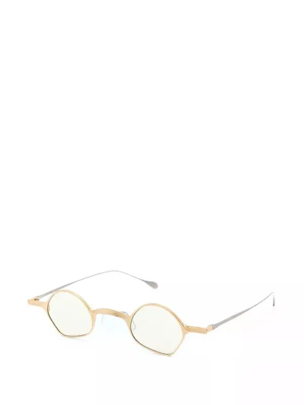 RIGARDS Geometric Frame Sunglasses - Gold