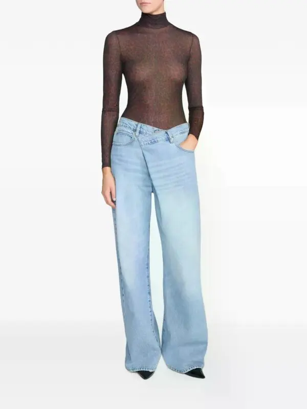 FRAME The Crossover Loose Wide-leg Jeans