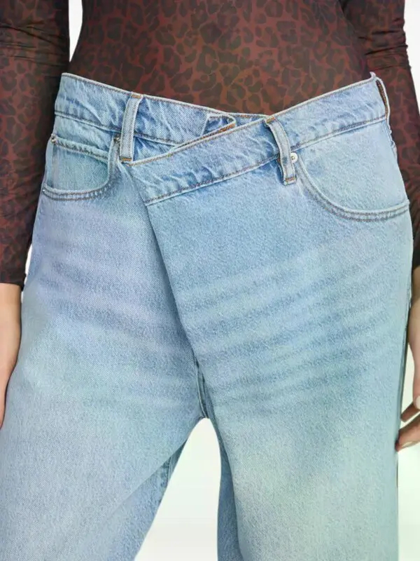 FRAME The Crossover Loose Wide-leg Jeans