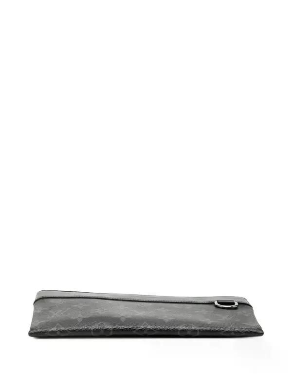 LOUIS VUITTON 2019 Monogram Eclipse Pochette Discovery Pm Clutch Bag