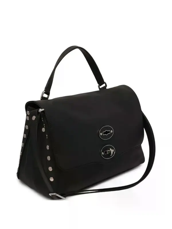 ZANELLATO Small Postina Stud-embellished Leather Tote Bag