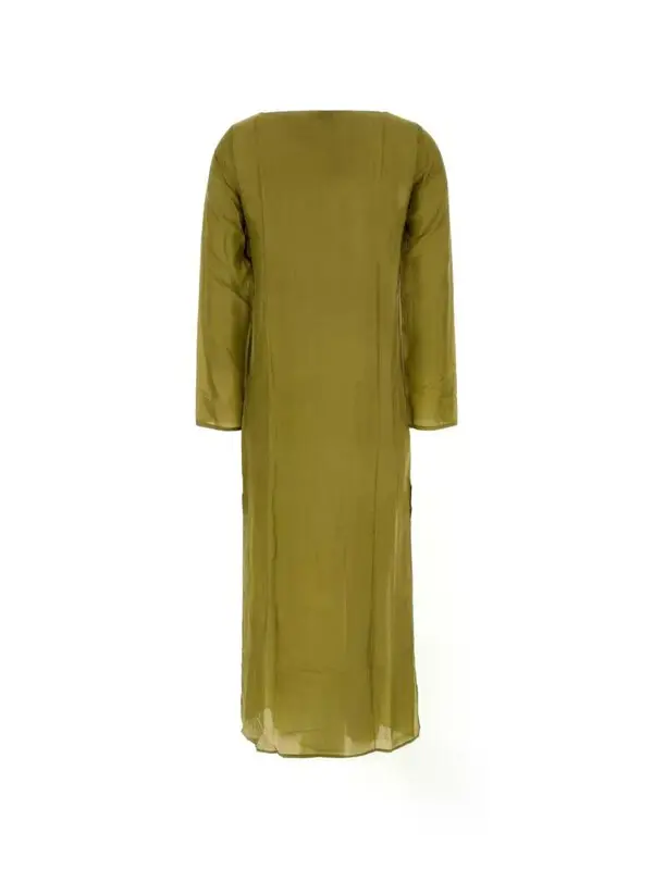 THE ROSE IBIZA Mariana Silk Maxi Dress - Green