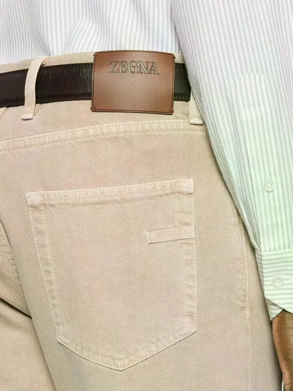 Zegna Straight-leg Five-pocket Jeans