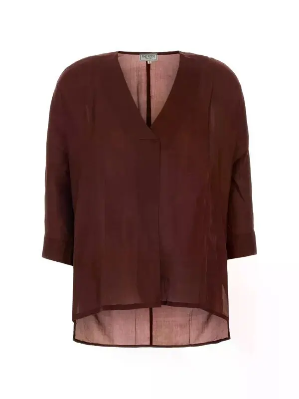 THE ROSE IBIZA Indochine Silk Shirt - Red