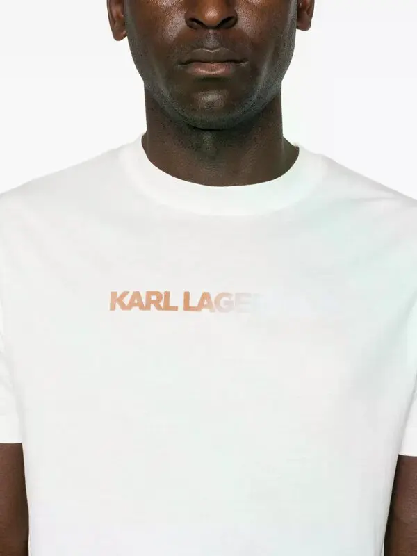 Karl Lagerfeld Logo-print Crew-neck T-shirt