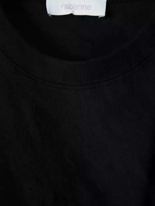 Rabanne T-shirt In Cotton With Signature Piercing Detail