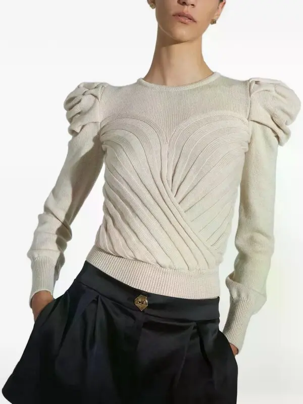 VIOLANTE NESSI Puff-sleeve Sweater