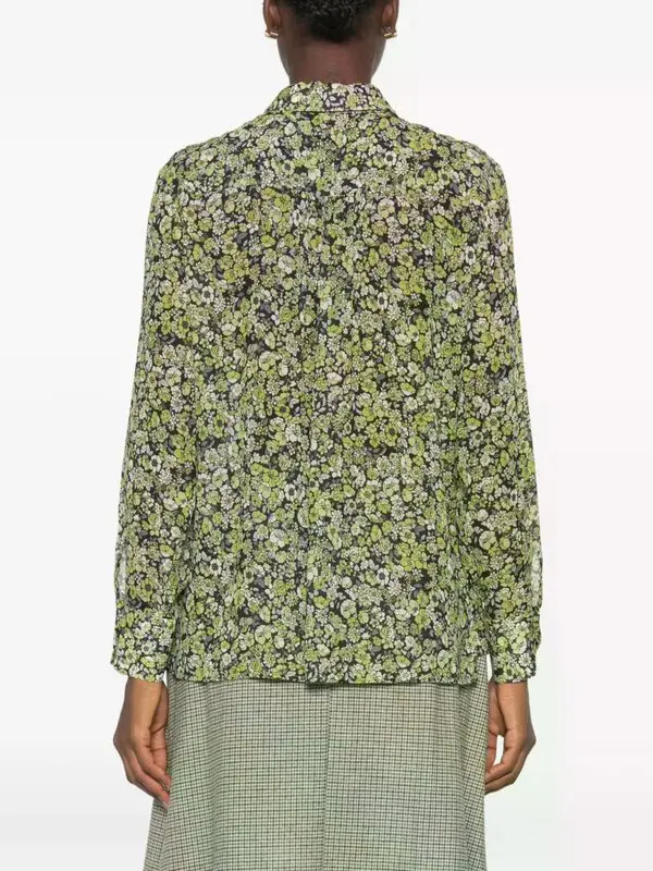 NIU Floral Print Pussy-bow Blouse