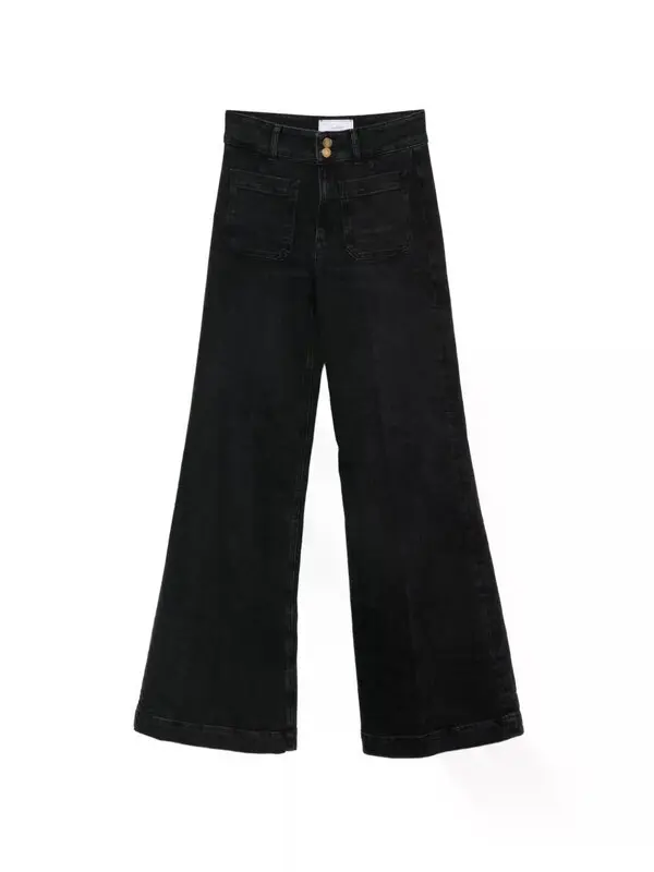 Seafarer Patch-pocket Wide-leg Jeans