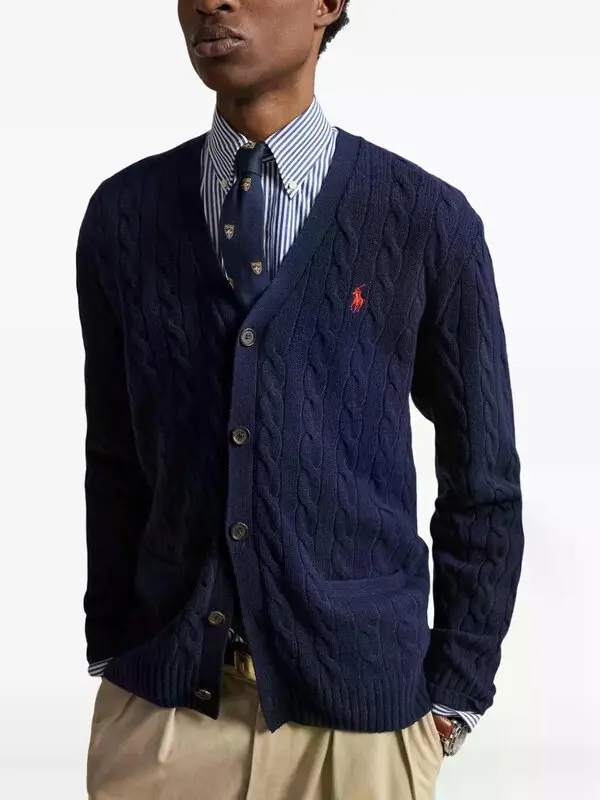 Polo Ralph Lauren Cable-knit V-neck Cardigan