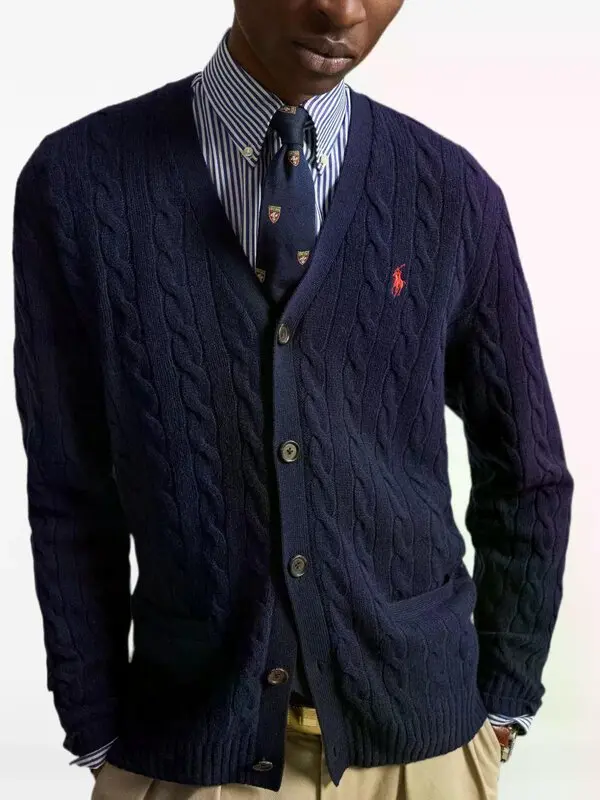 Polo Ralph Lauren Cable-knit V-neck Cardigan