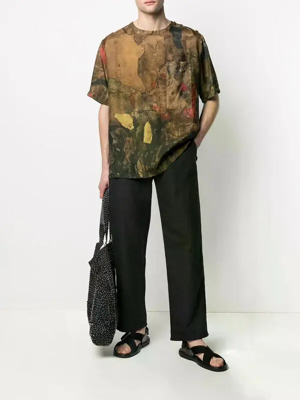 UMA WANG Abstract-print T-shirt