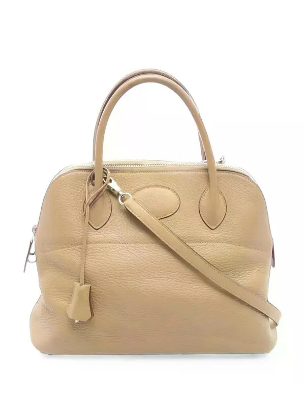 Hermès 2008 Taurillon Clemence Bolide 31 Satchel
