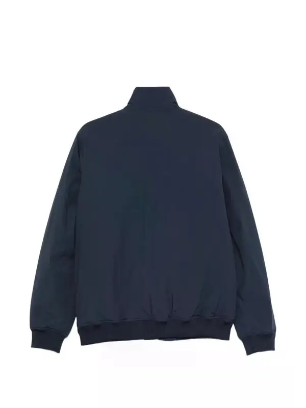 K-WAY Logo-patch Ribbed-trim Jacket