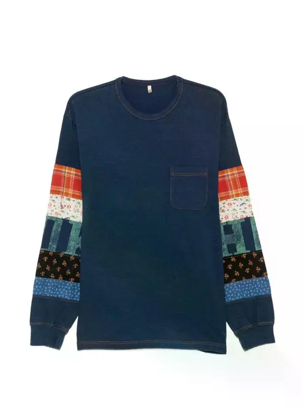 KHOKI Patchwork Long-sleeve T-shirt