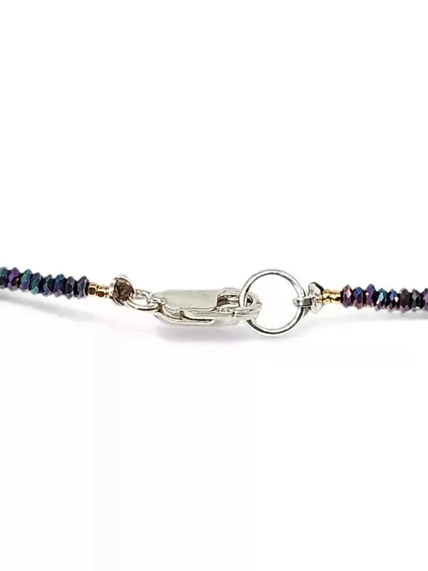 MADISON Pyrite-beaded Charm Necklace