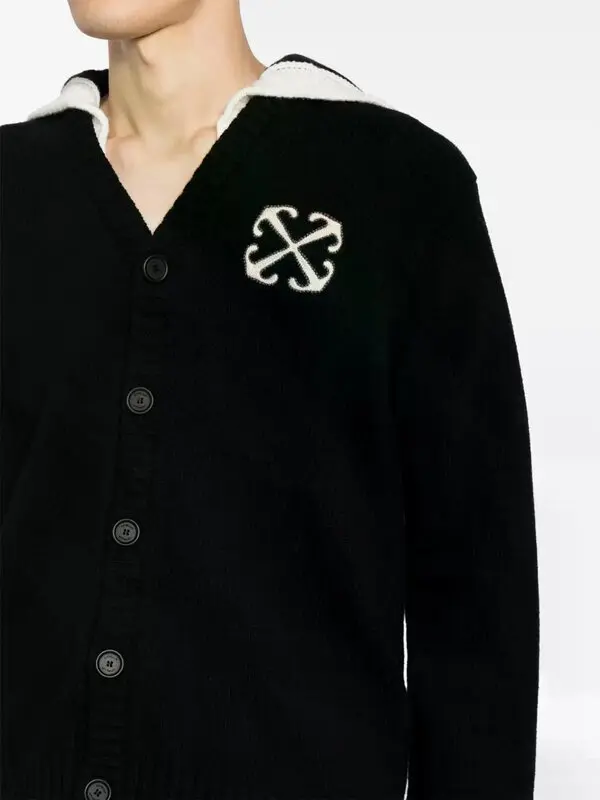 Off-White Wool Cardigan