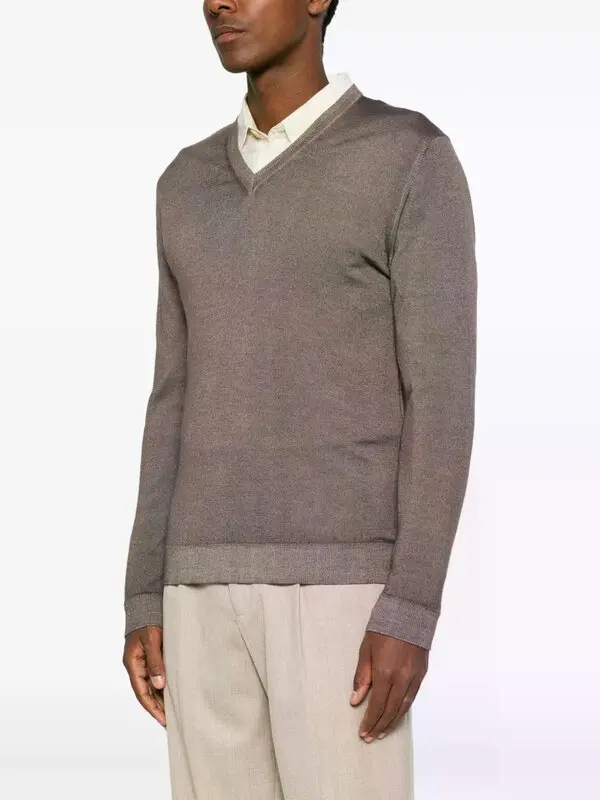 DANIELE FIESOLI Long-sleeve V-neck Sweater